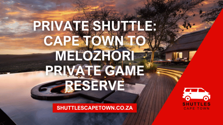 Private Shuttle: Cape Town To Melozhori Private Game Reserve